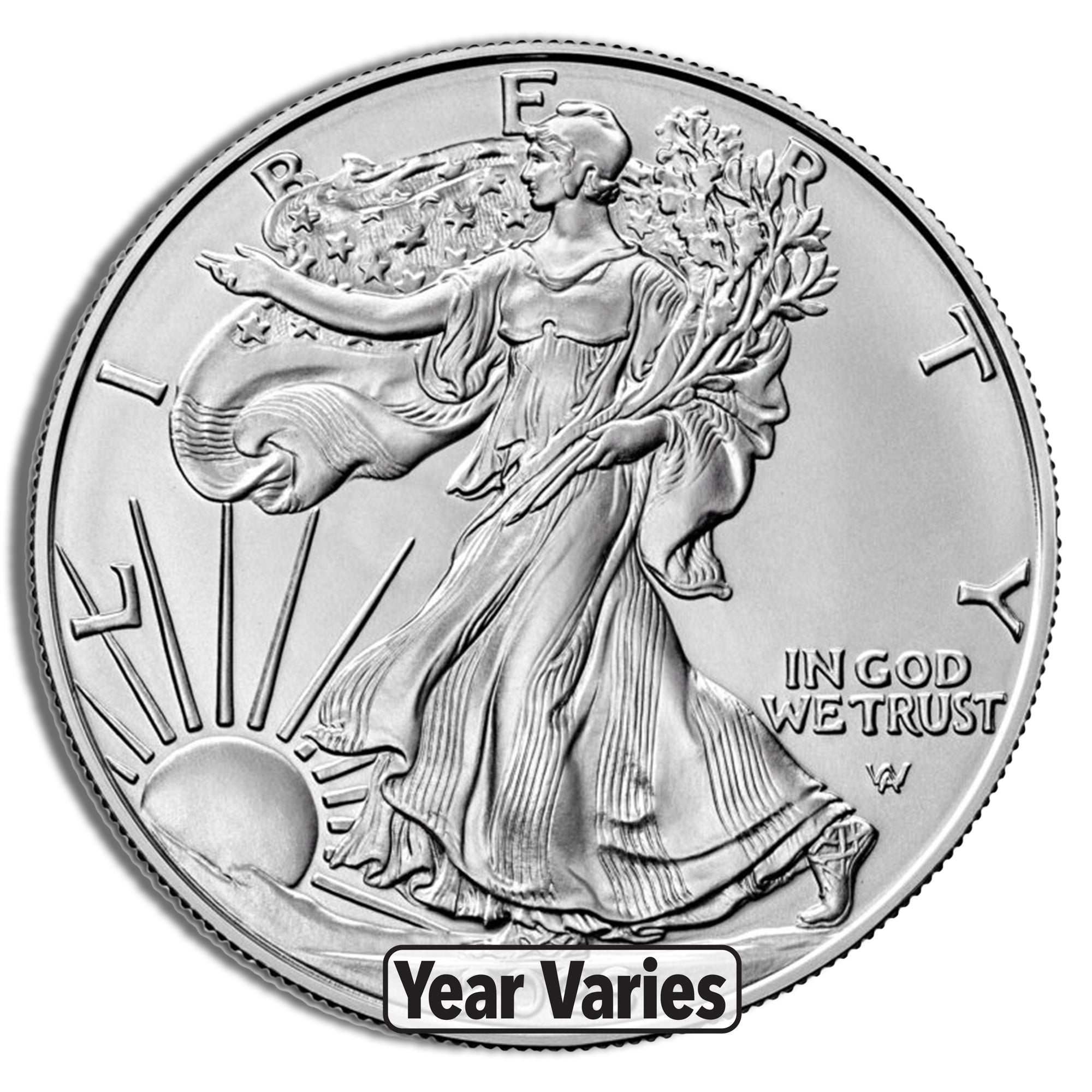 1 Oz American Silver Eagle Coin - United States Mint BU – BGS